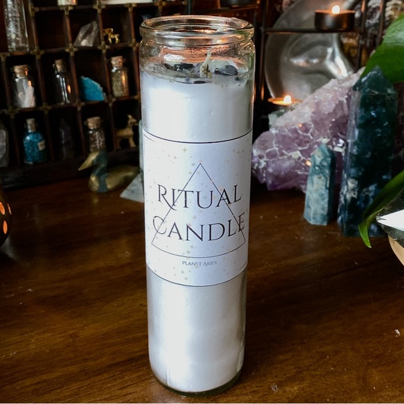 Accents | White Ritual Altar Candle | Poshmark
